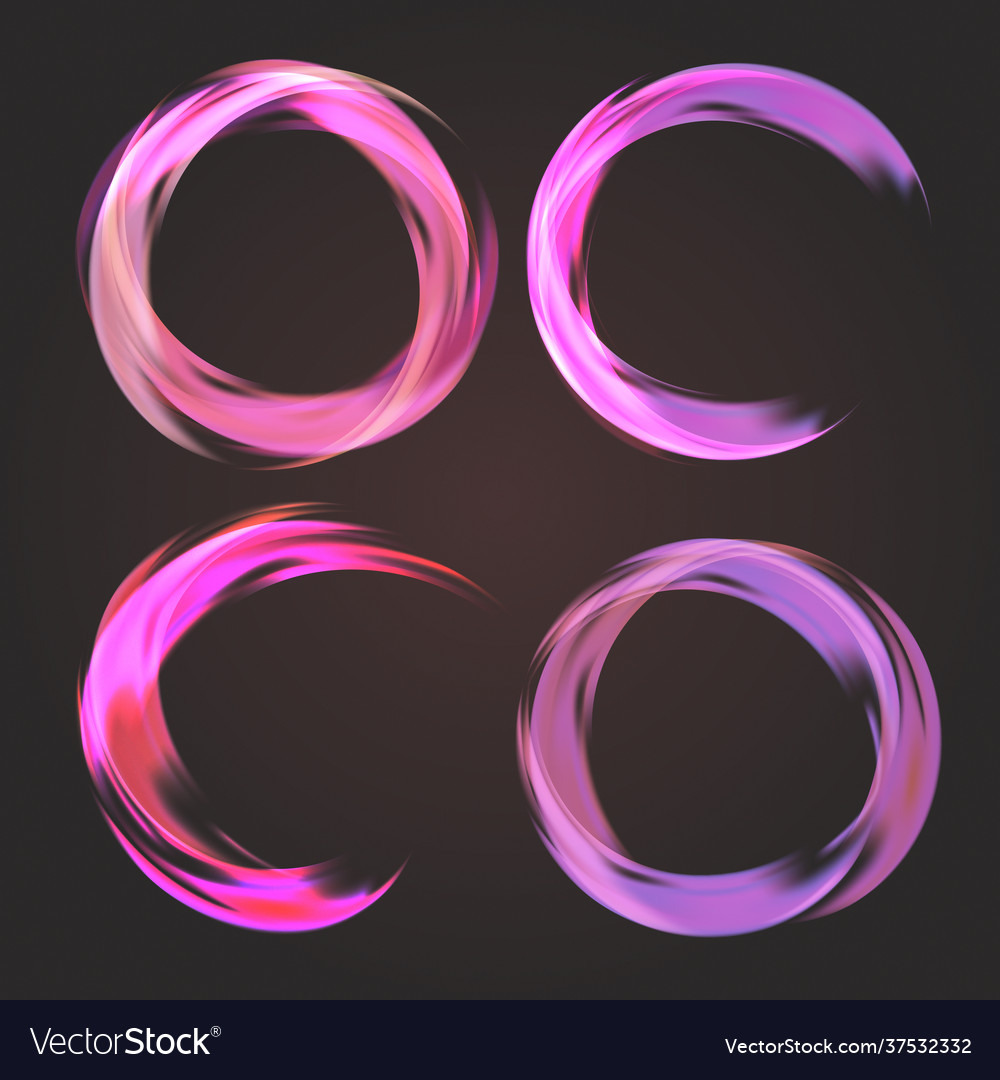 Abstract circular collection Royalty Free Vector Image