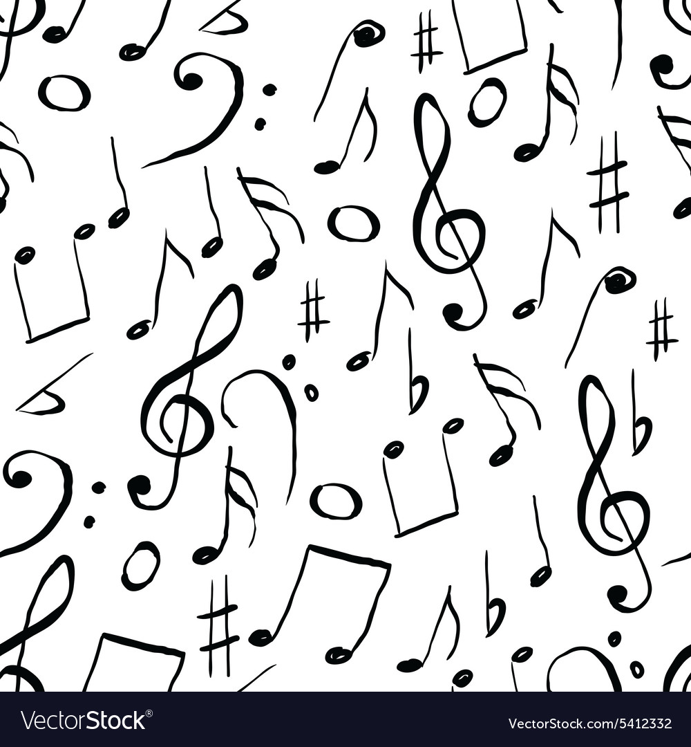 Music pattern Royalty Free Vector Image - VectorStock
