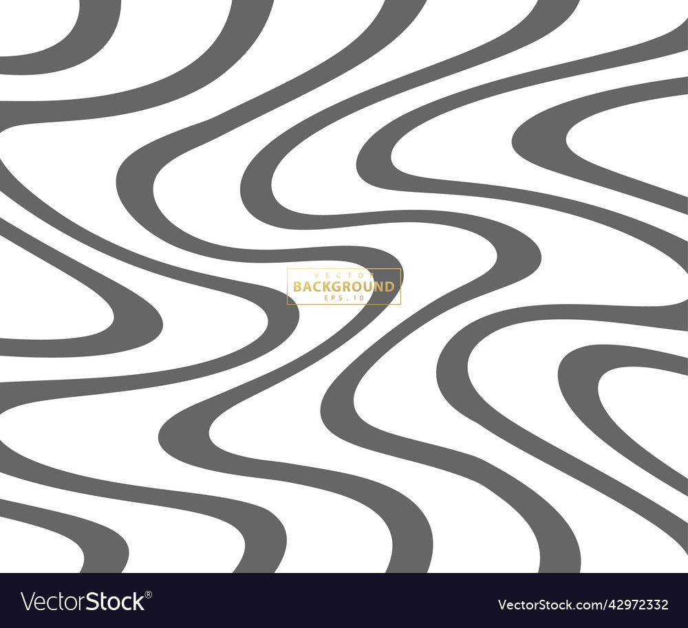 Wave Line And Wavy Zigzag Pattern Lines Abstract Vector Image