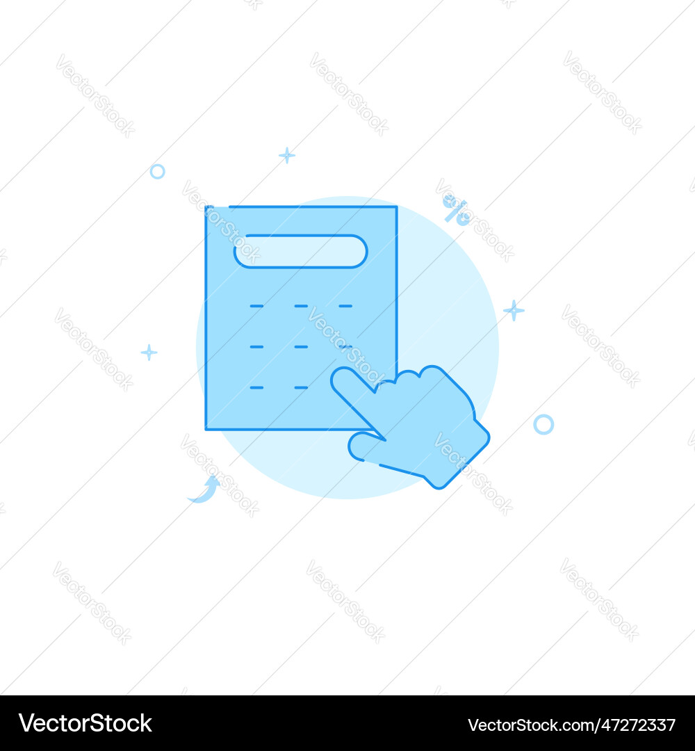 Budget calculator flat icon filled line style Vector Image