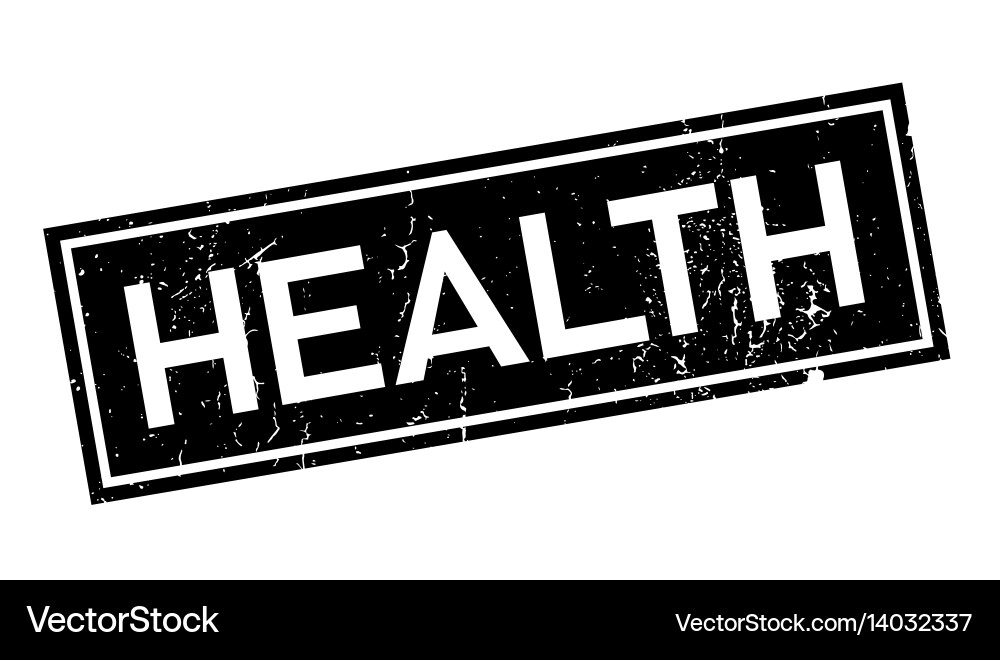 Health rubber stamp Royalty Free Vector Image - VectorStock