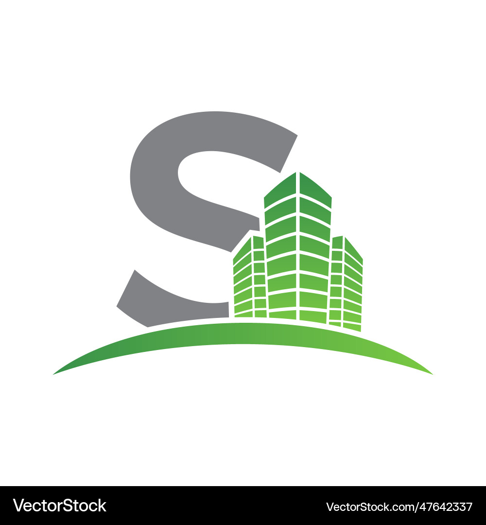 Letter s logo template colorful s Royalty Free Vector Image