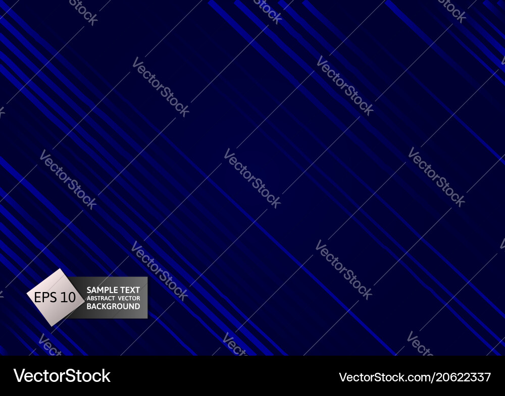 Line blue color geometric abstract on black Vector Image