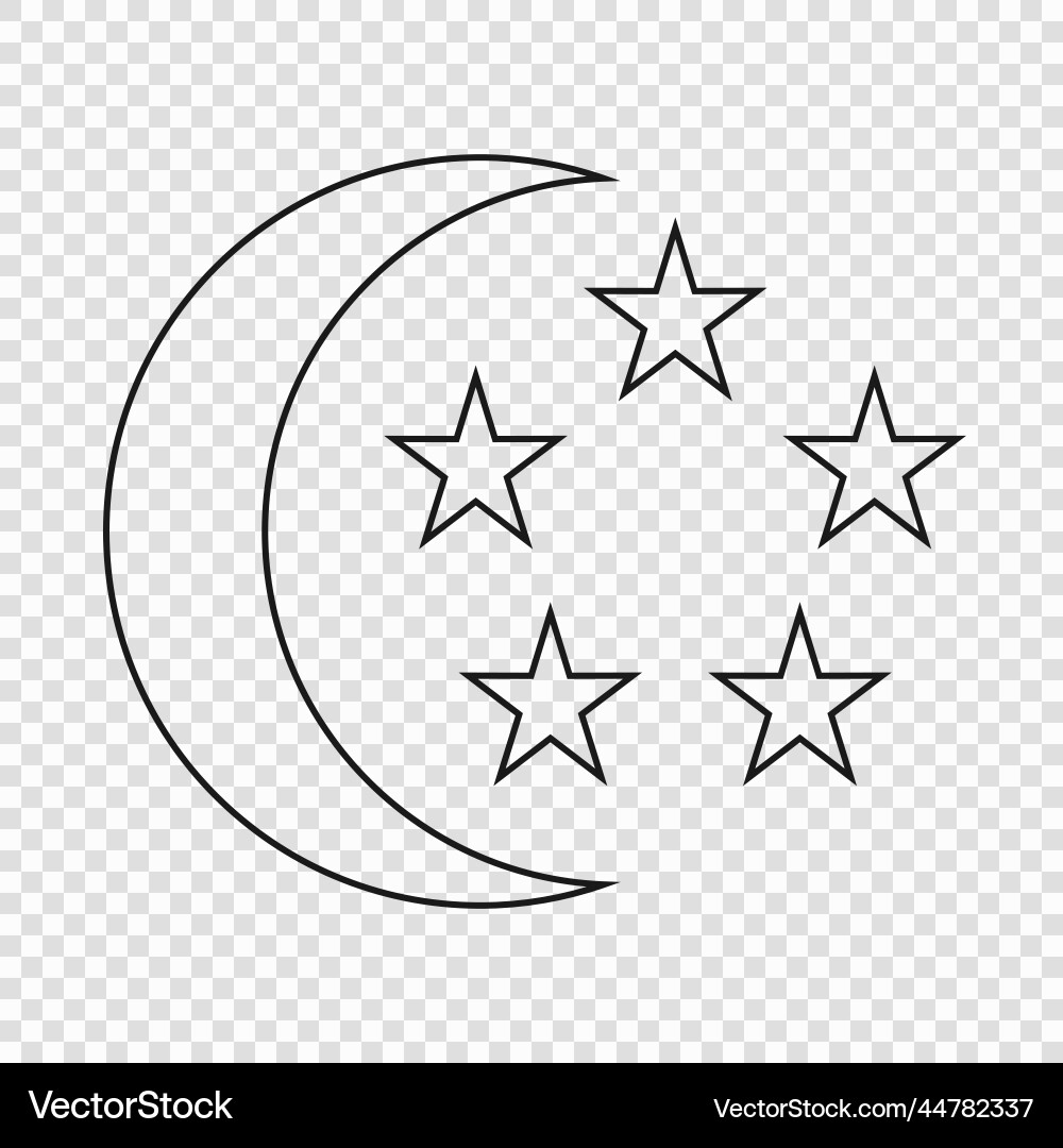 Thin line emblem of singapore Royalty Free Vector Image