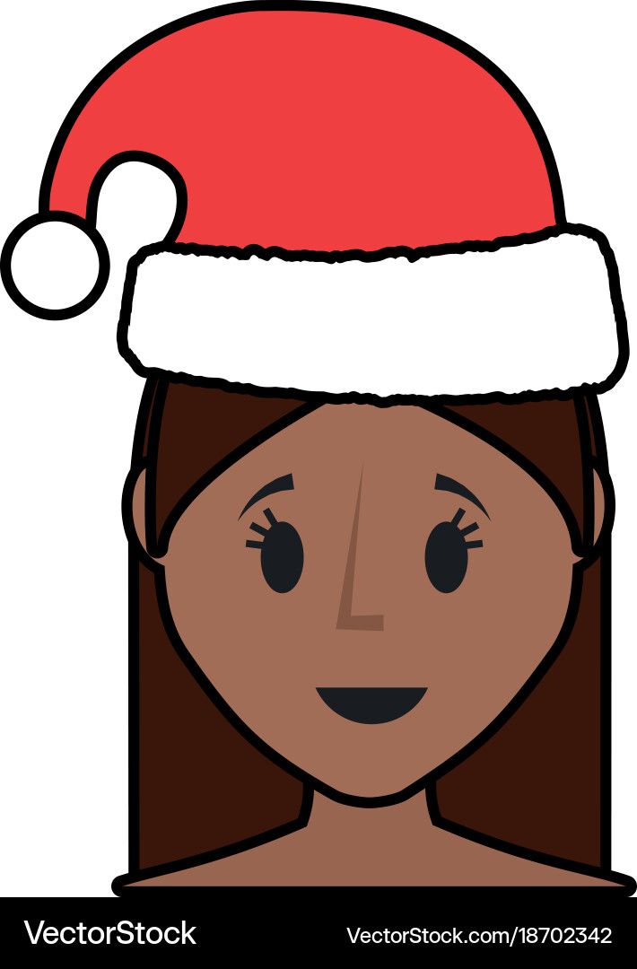 Christmas hat design Royalty Free Vector Image