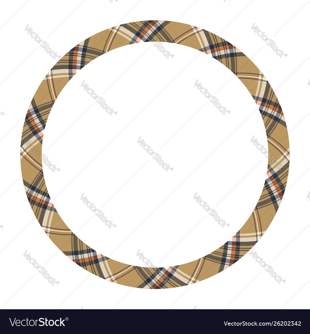 Circle borders and frames round border pattern Vector Image