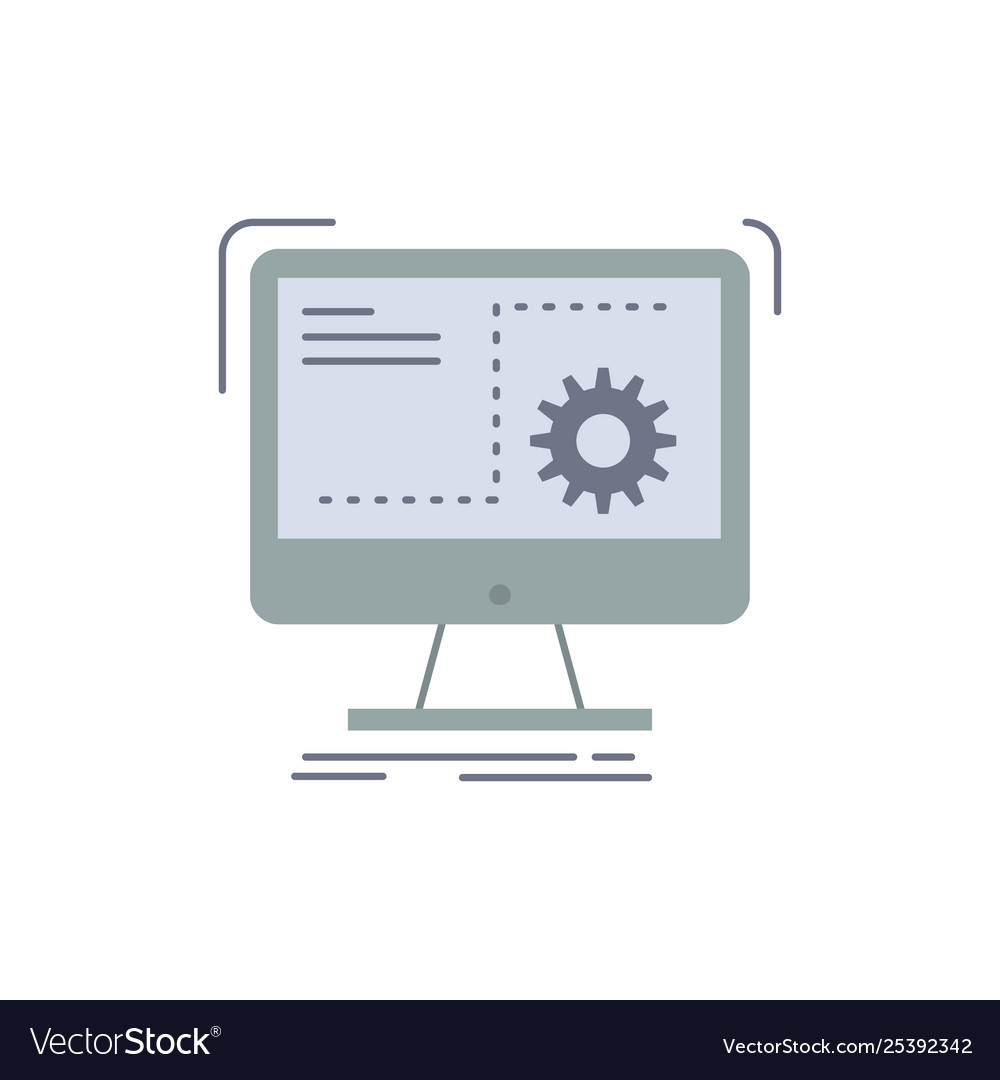 Command computer function process progress flat Vector Image
