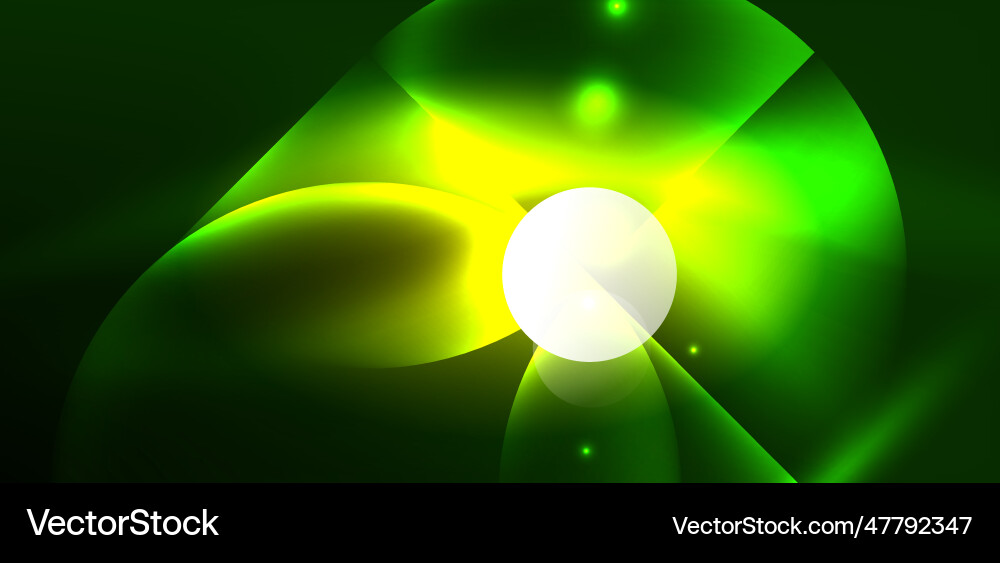 Abstract background shiny glowing neon color round