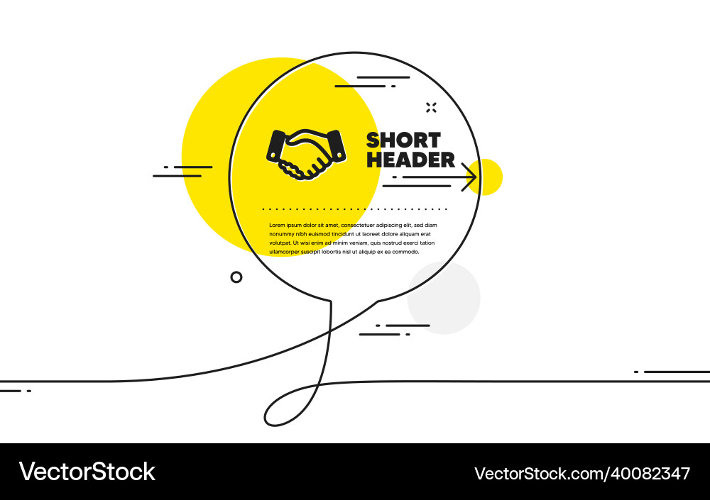 Employees handshake icon hand gesture sign Vector Image