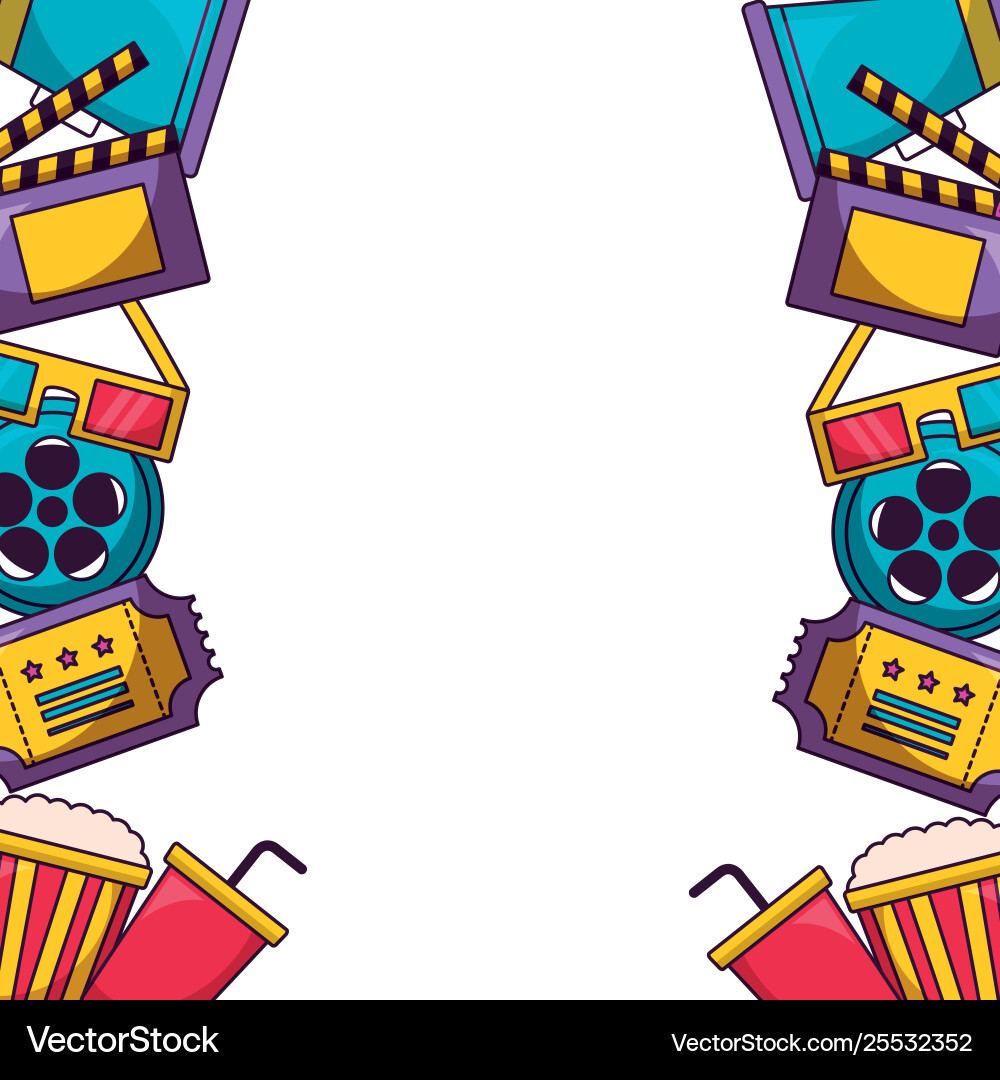 Cinema movie design Royalty Free Vector Image - VectorStock