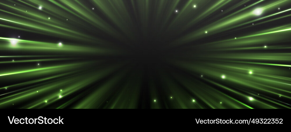 Radial speed rays light neon flow zoom in motion Vector Image