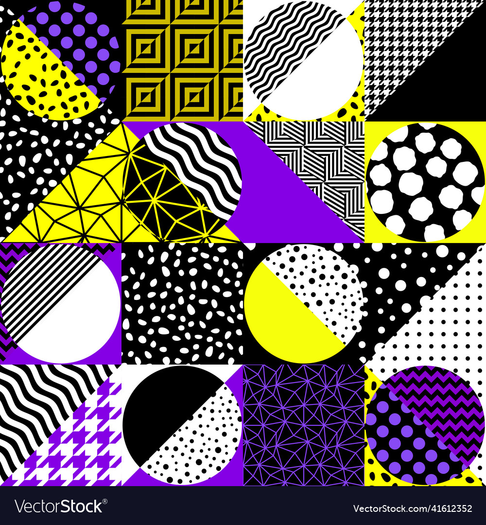 Seamless pattern abstract square texture Vector Image