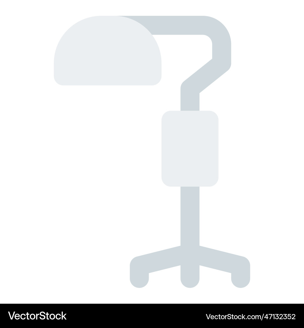 Surgical light with stand for operation theatre Vector Image
