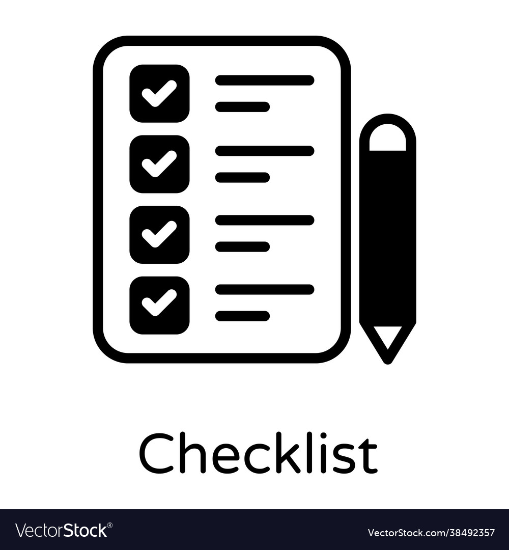 Checklist Royalty Free Vector Image - VectorStock