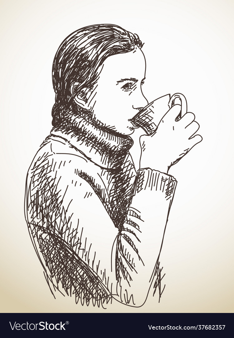 Drinking Royalty Free Vector Image - VectorStock