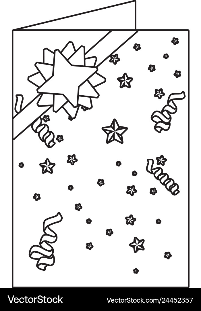 Merry christmas card icon Royalty Free Vector Image