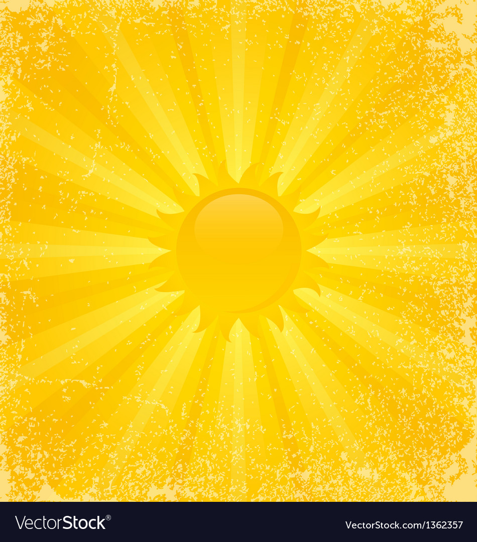 Sun rays Royalty Free Vector Image - VectorStock