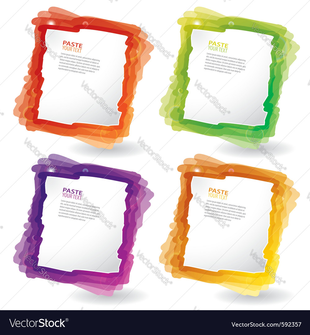 Template elements Royalty Free Vector Image - VectorStock