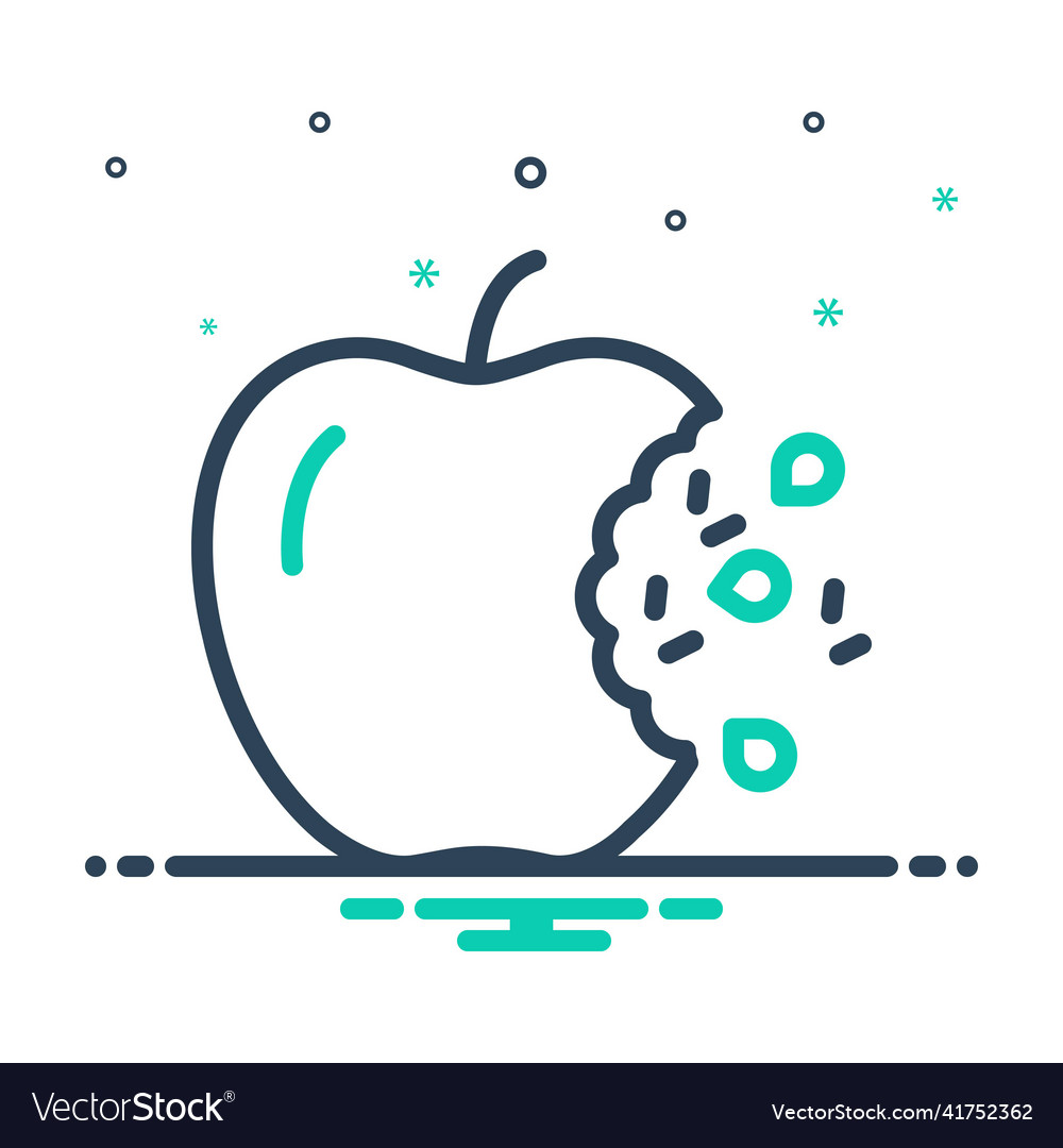 Bite Royalty Free Vector Image - VectorStock