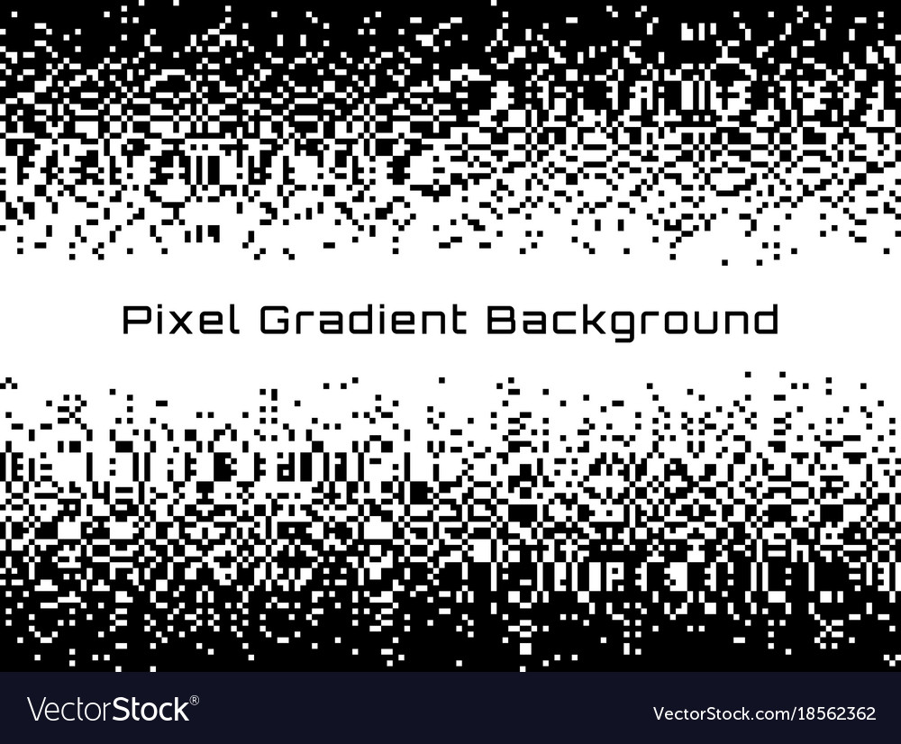 Pixel abstract technology gradient background Vector Image