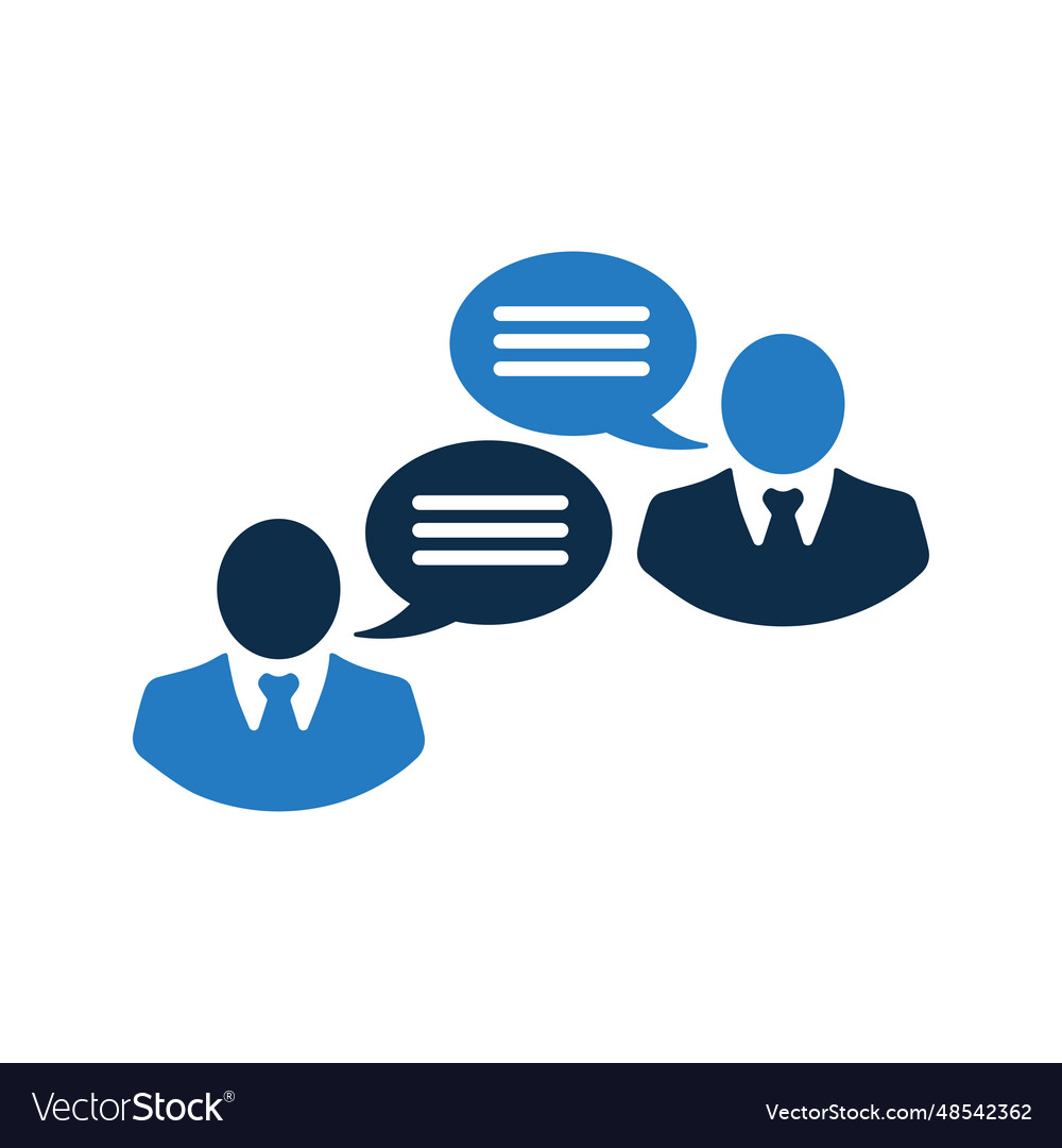Professional chat icon Royalty Free Vector Image