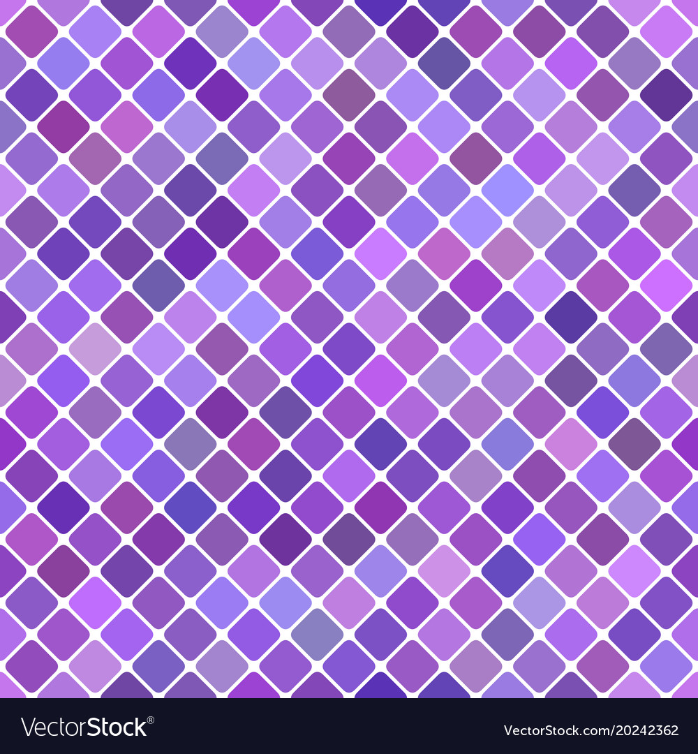 Purple seamless diagonal square pattern Royalty Free Vector