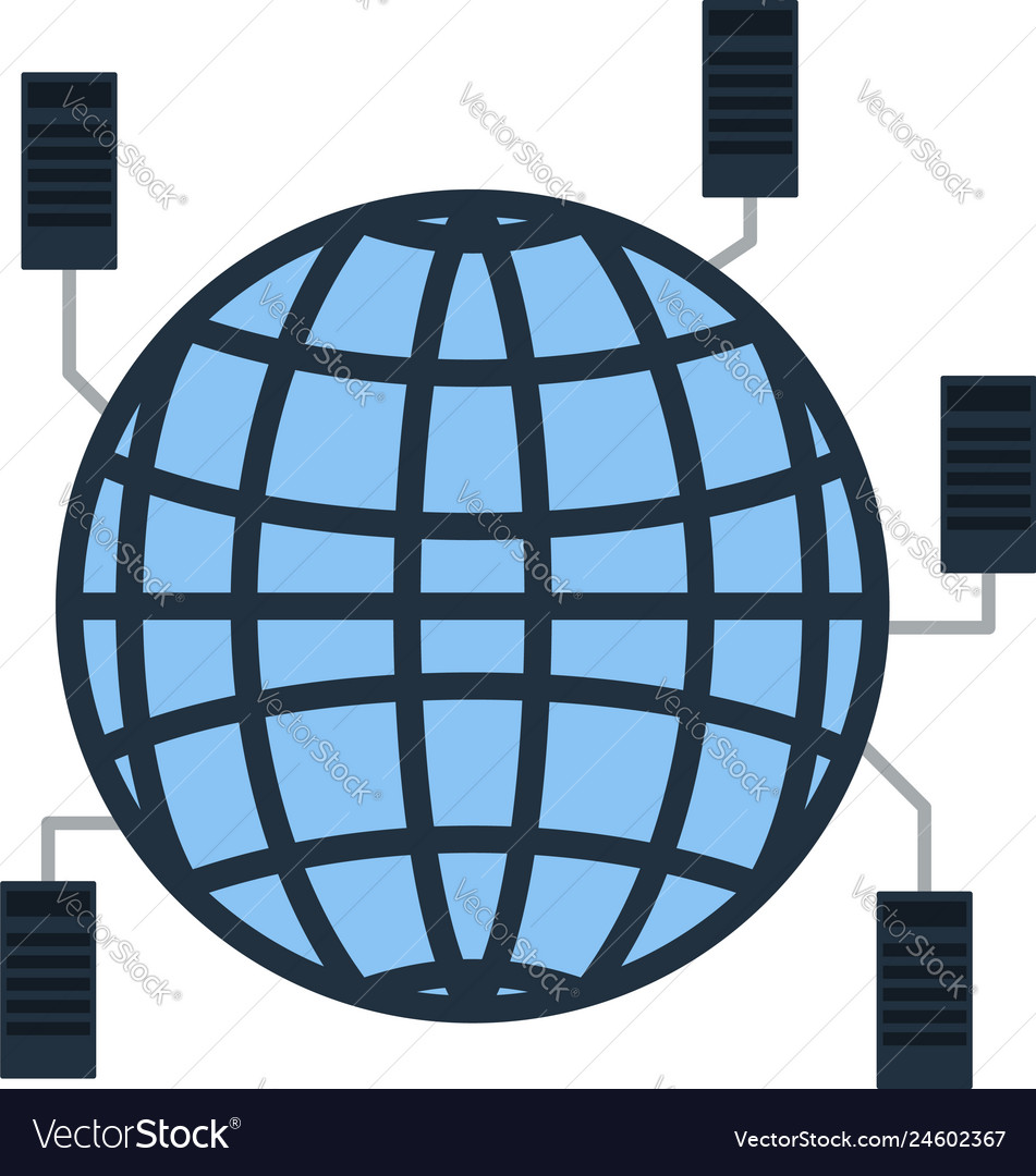 Big data icon Royalty Free Vector Image - VectorStock