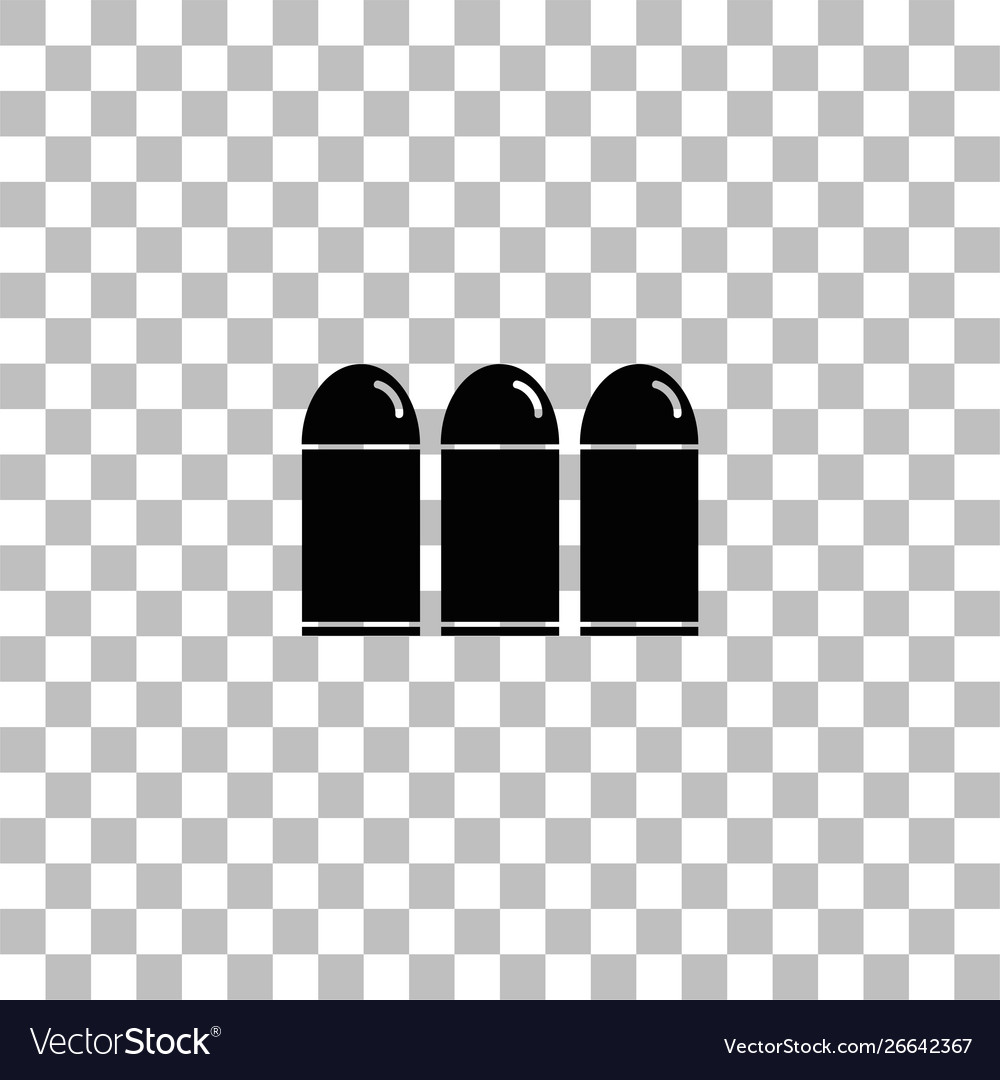 Bullets icon flat Royalty Free Vector Image - VectorStock