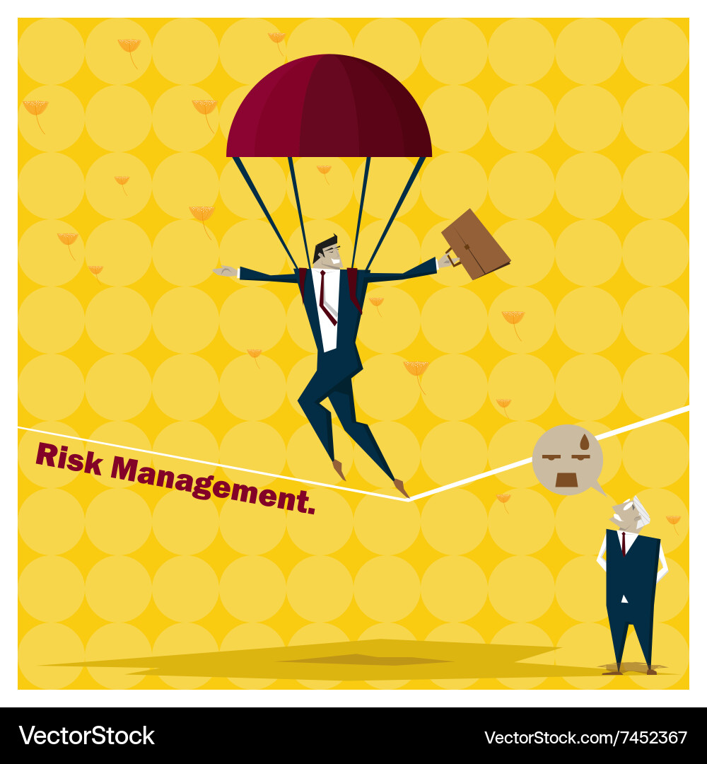 Business Idea series Risk Management concept 1 Vector Image