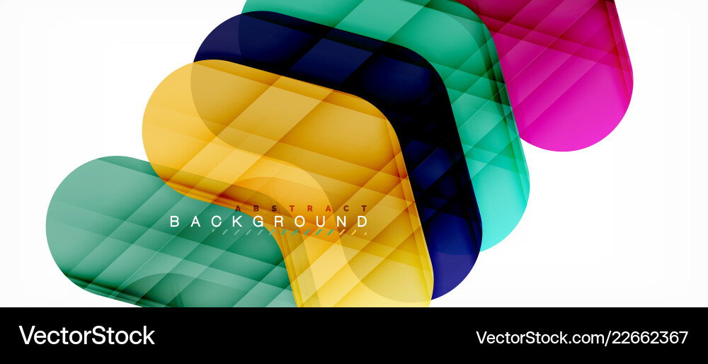 Colorful glossy arrows abstract background Vector Image