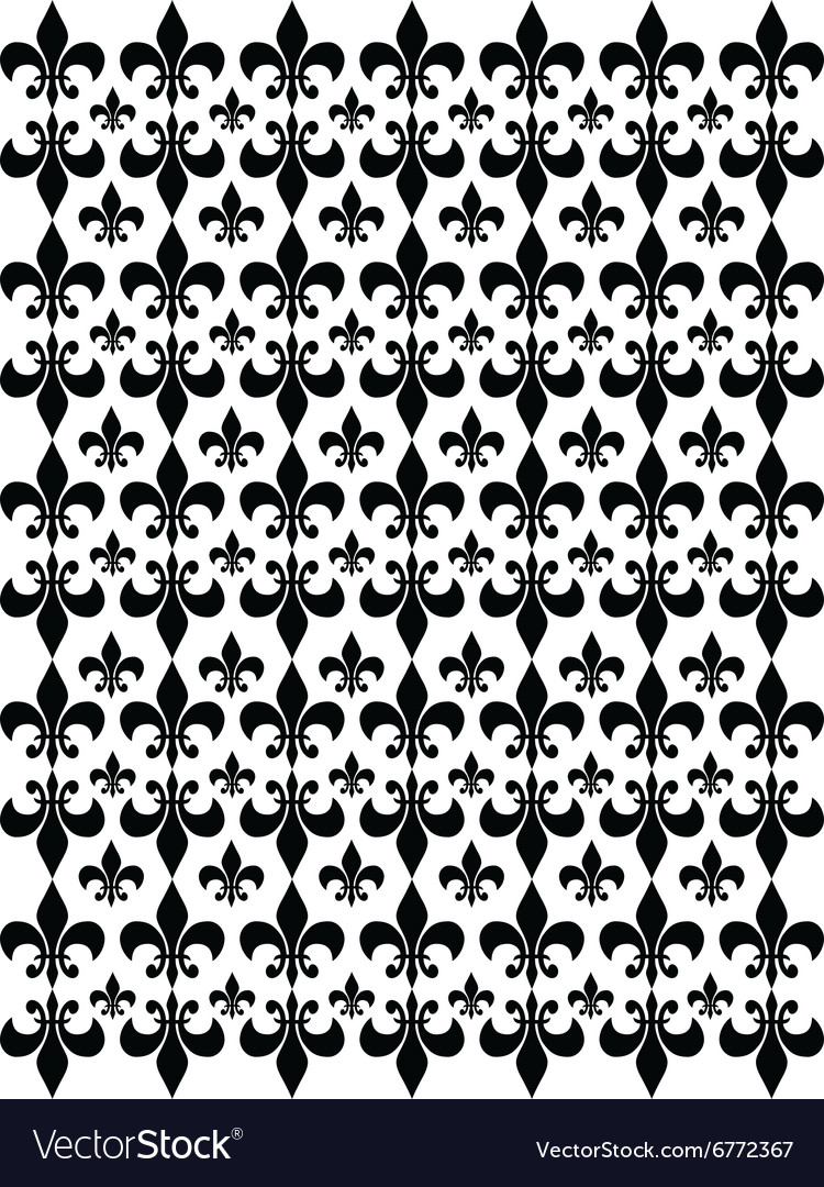 Damask pattern Royalty Free Vector Image - VectorStock