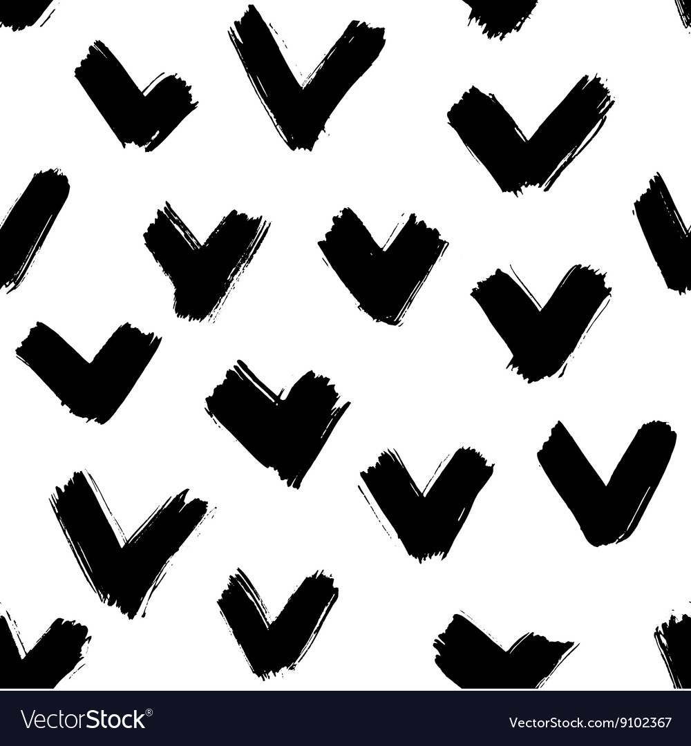 Seamless brush strokes pattern Royalty Free Vector Image
