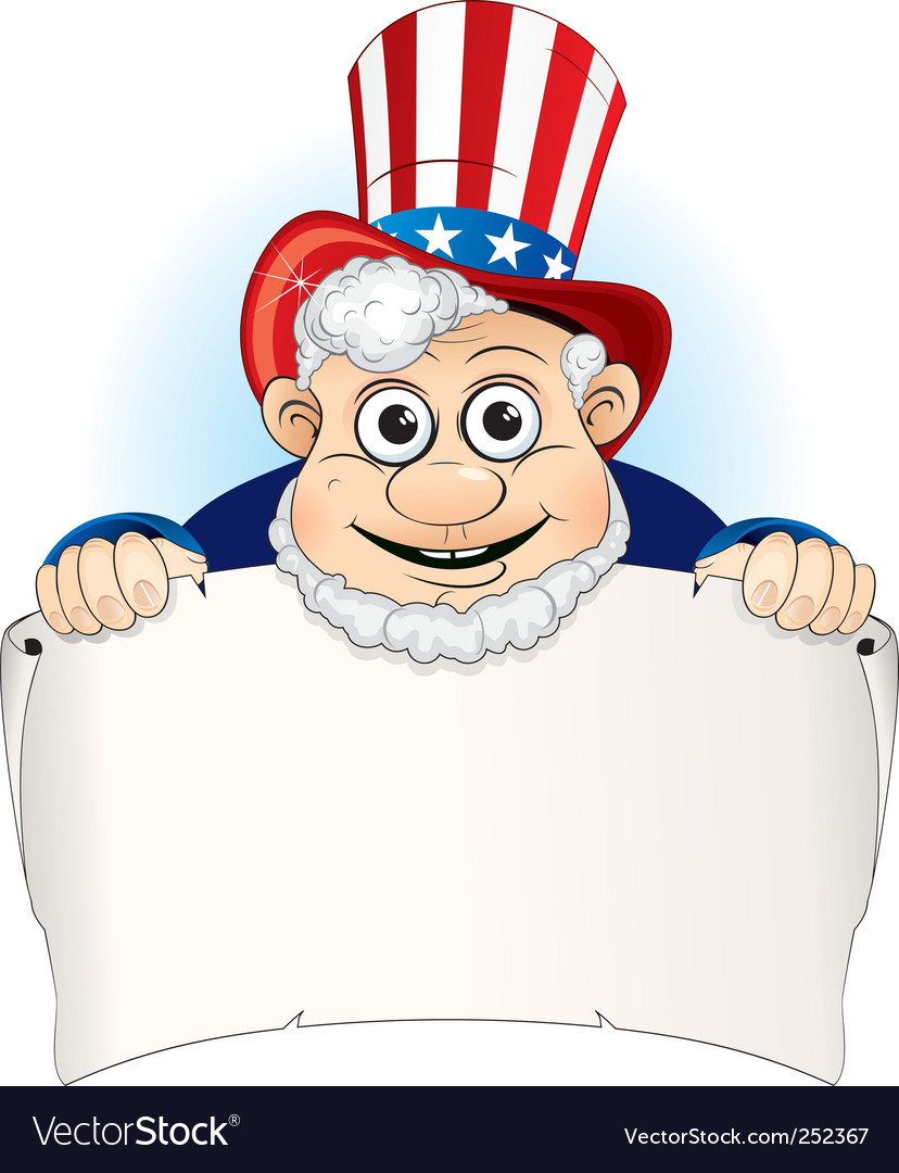 Uncle sam Royalty Free Vector Image - VectorStock