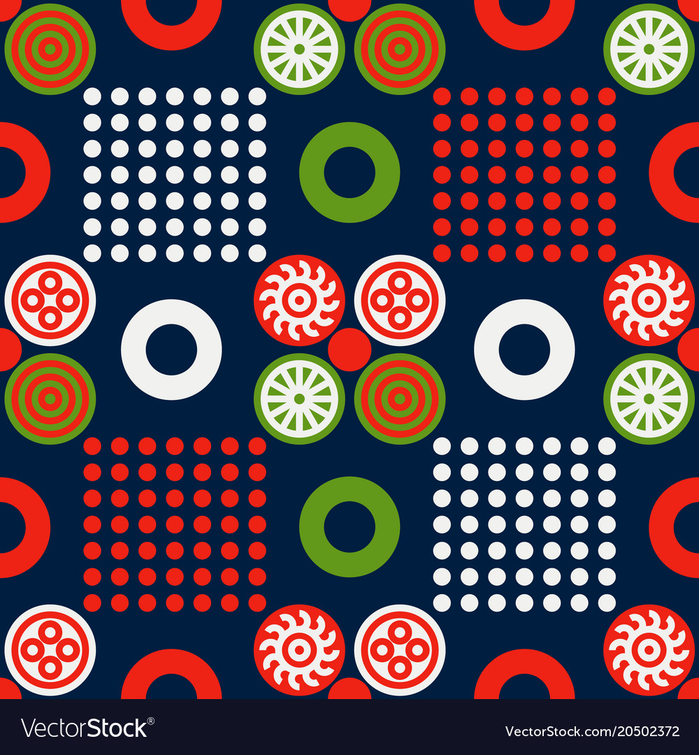 Chinese regular seamless pattern Royalty Free Vector Image