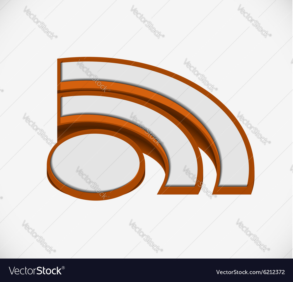 Rss icon Royalty Free Vector Image - VectorStock