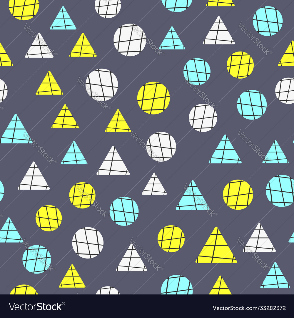 Simple geometric seamless pattern repeating Vector Image
