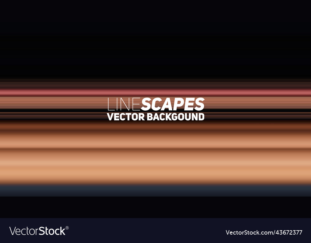 Linescapes gradient background minimal Royalty Free Vector