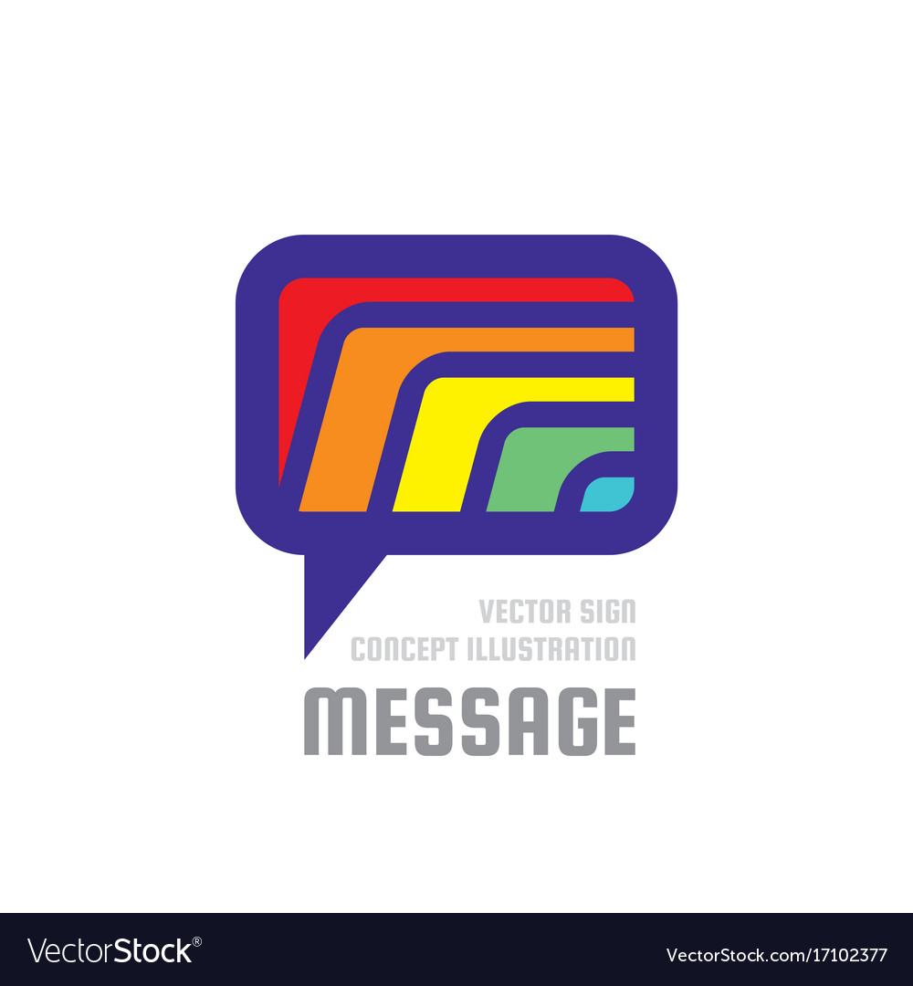 Message - creative background Royalty Free Vector Image