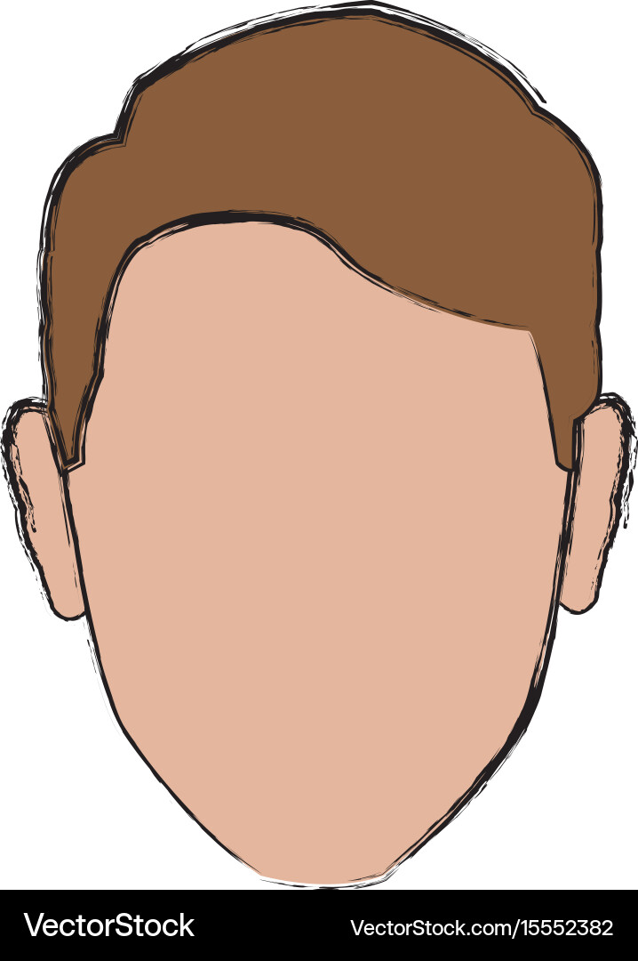 Profile man male avatar face Royalty Free Vector Image