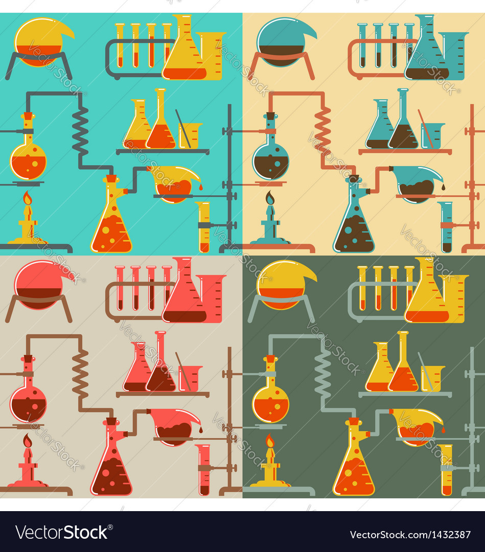 Chemistry pattern Royalty Free Vector Image - VectorStock