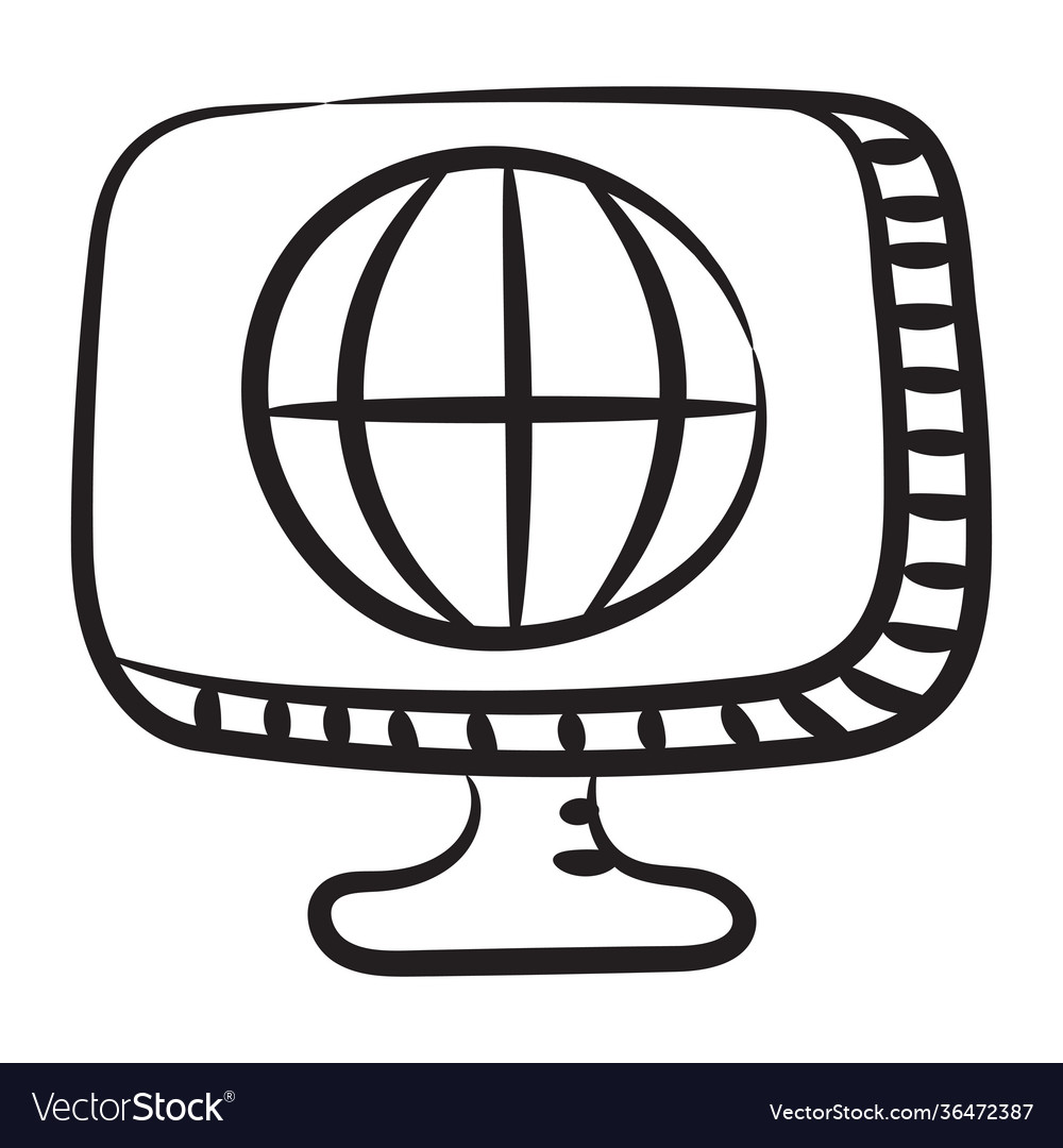 Computer internet Royalty Free Vector Image - VectorStock
