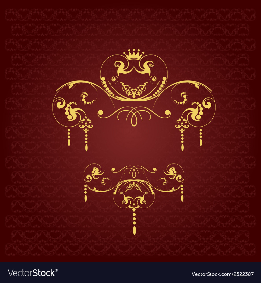 Decorative design elements Royalty Free Vector Image