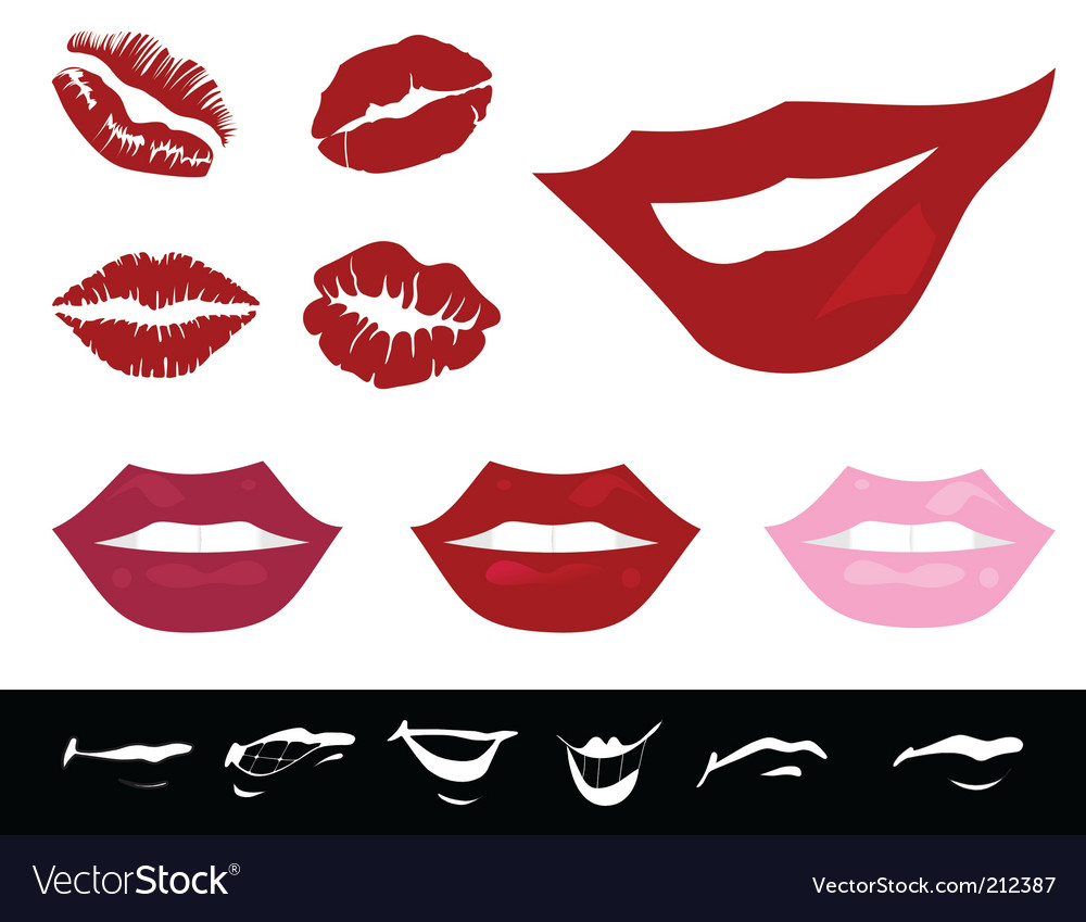 Lips Royalty Free Vector Image - VectorStock
