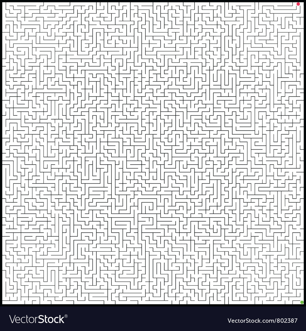 Maze Royalty Free Vector Image - VectorStock