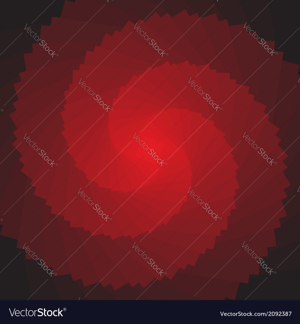 Red rotation shape Royalty Free Vector Image - VectorStock
