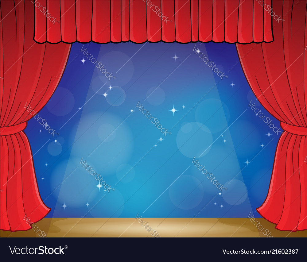 Stage theme image 3 Royalty Free Vector Image - VectorStock