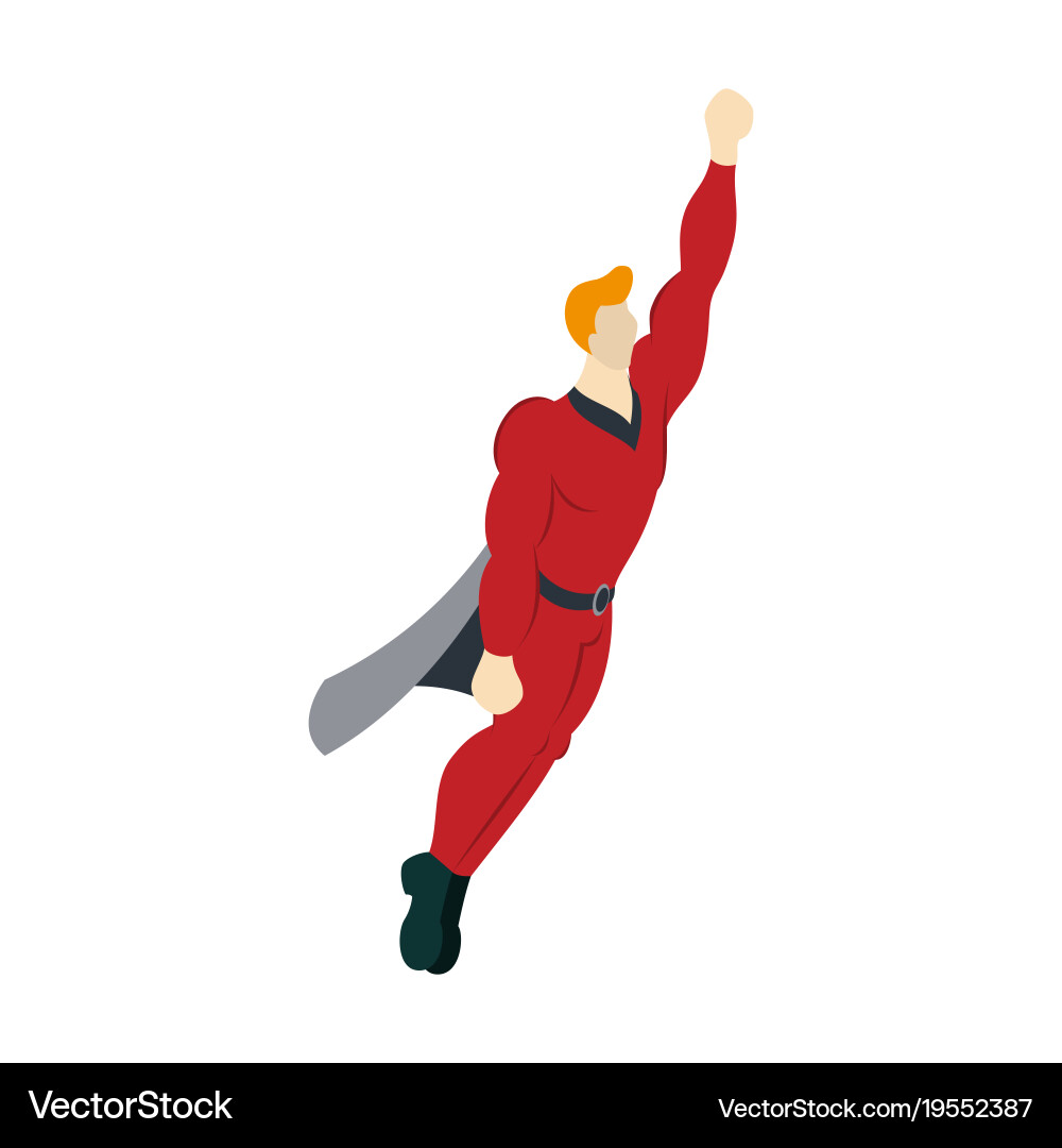 Superhero cartoon icon with superman Royalty Free Vector