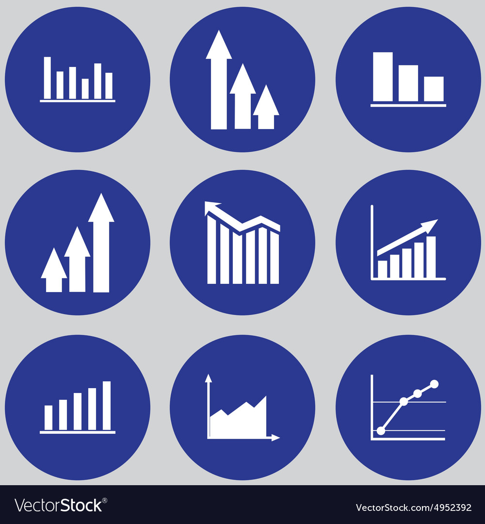 Infographic elements pie chart items Royalty Free Vector