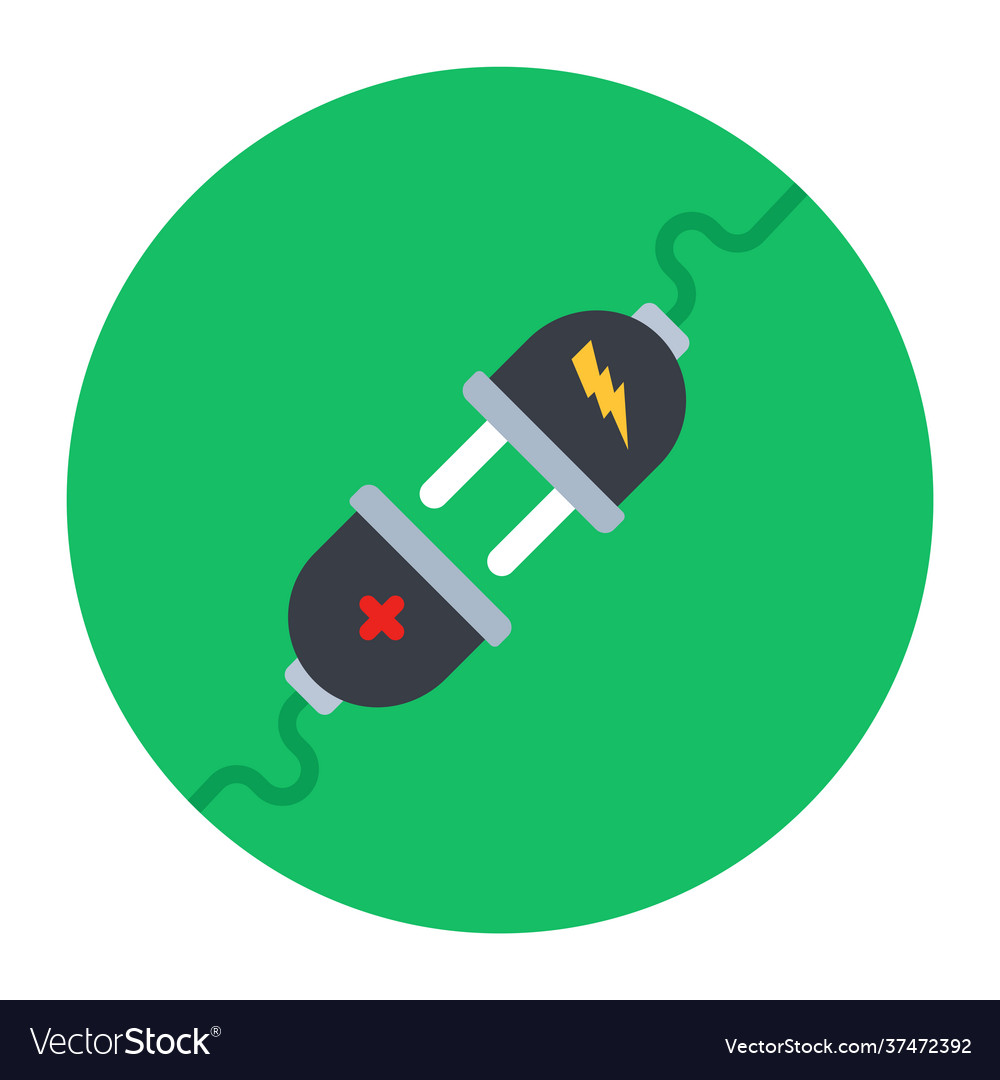 Plugging Royalty Free Vector Image - VectorStock