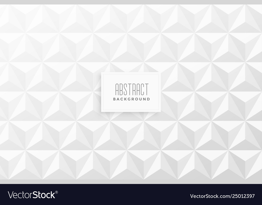 Abstract 3d triangle shape pattern background Vector Image
